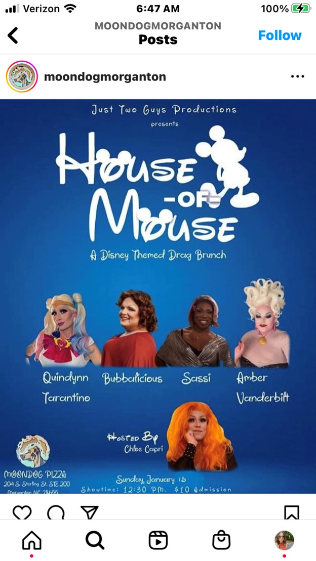 Local Restaurant Hosts Disney-Themed Drag Show – Concerned Women for ...